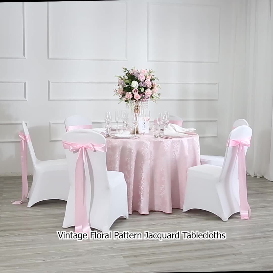 Taitang Restaurant Linen Pink Outdoor Wedding Banquet Elegant ...