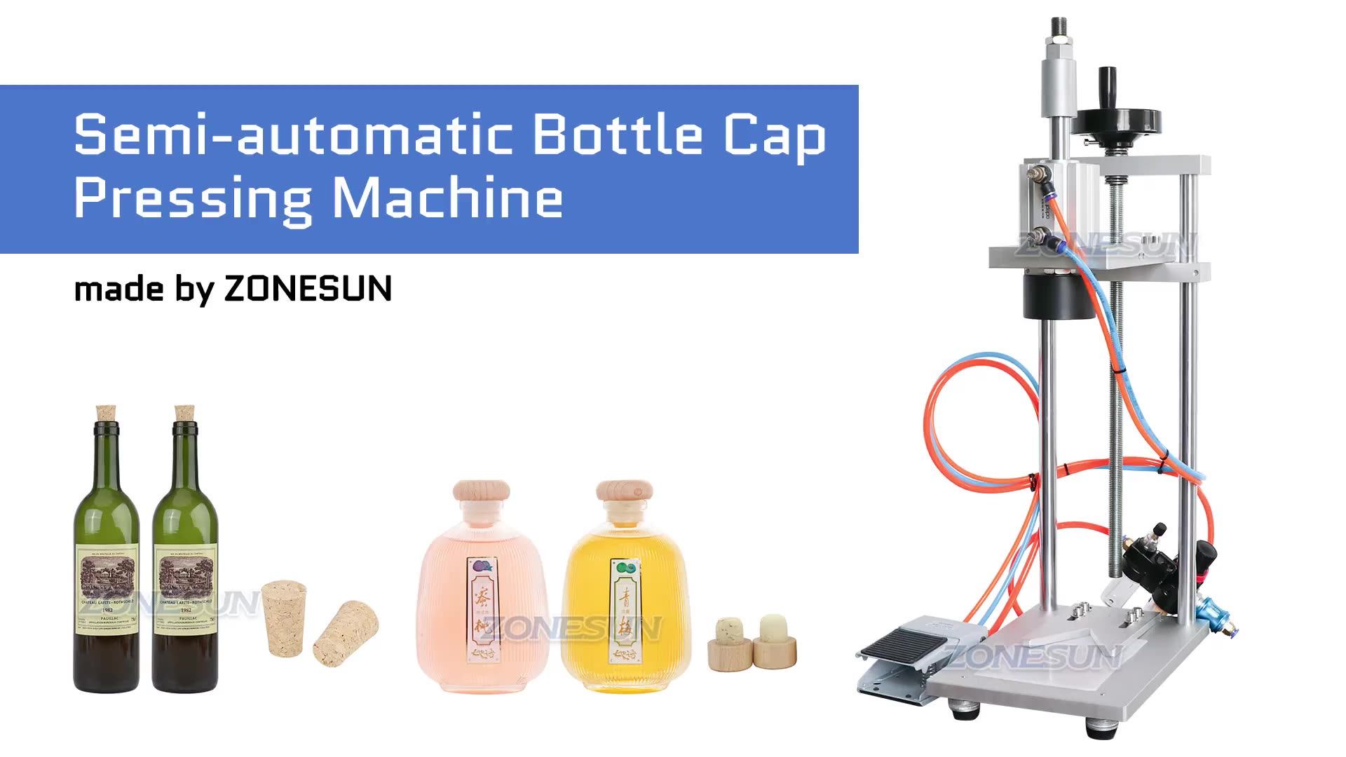 Zonesun Zs-xg30zc Semi-automatic Liquor Wine Gin Jar Whisky Glass ...