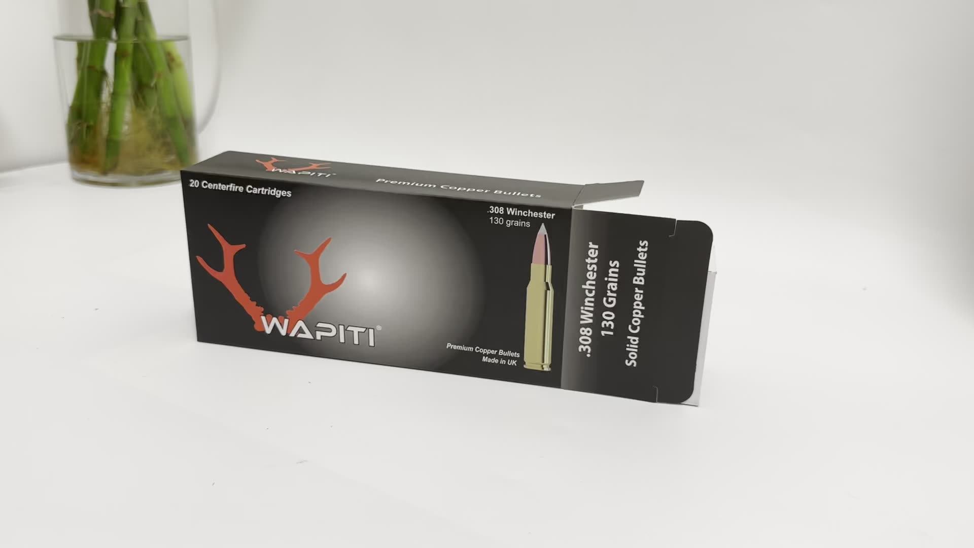 Custom Cardboard Ammo Boxes 243/308 Winchester Ammo Boxes Packaging ...