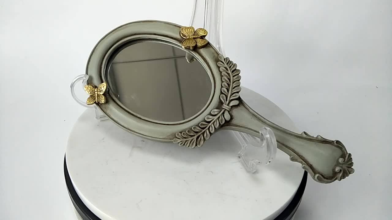 Butterfly Cosmetic Decorative Hand Held Mirrors For Girls 26x12x2 Cm ...