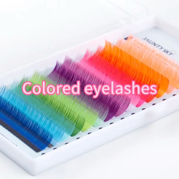 Volume Easy Fanning Eyelash Extensions Faux Mink Flare Easy Fan Eyelash Extension Synthetic Hair ...