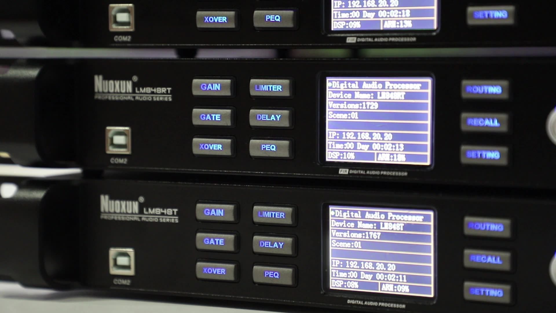 Professional 96k Dsp Audio Processor 4x8 Speaker Management 4 Input 8 ...