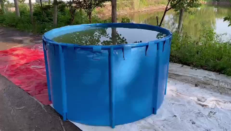 Recirculating Aquaculture System Foldable Pvc Aquaculture Fish Pond ...