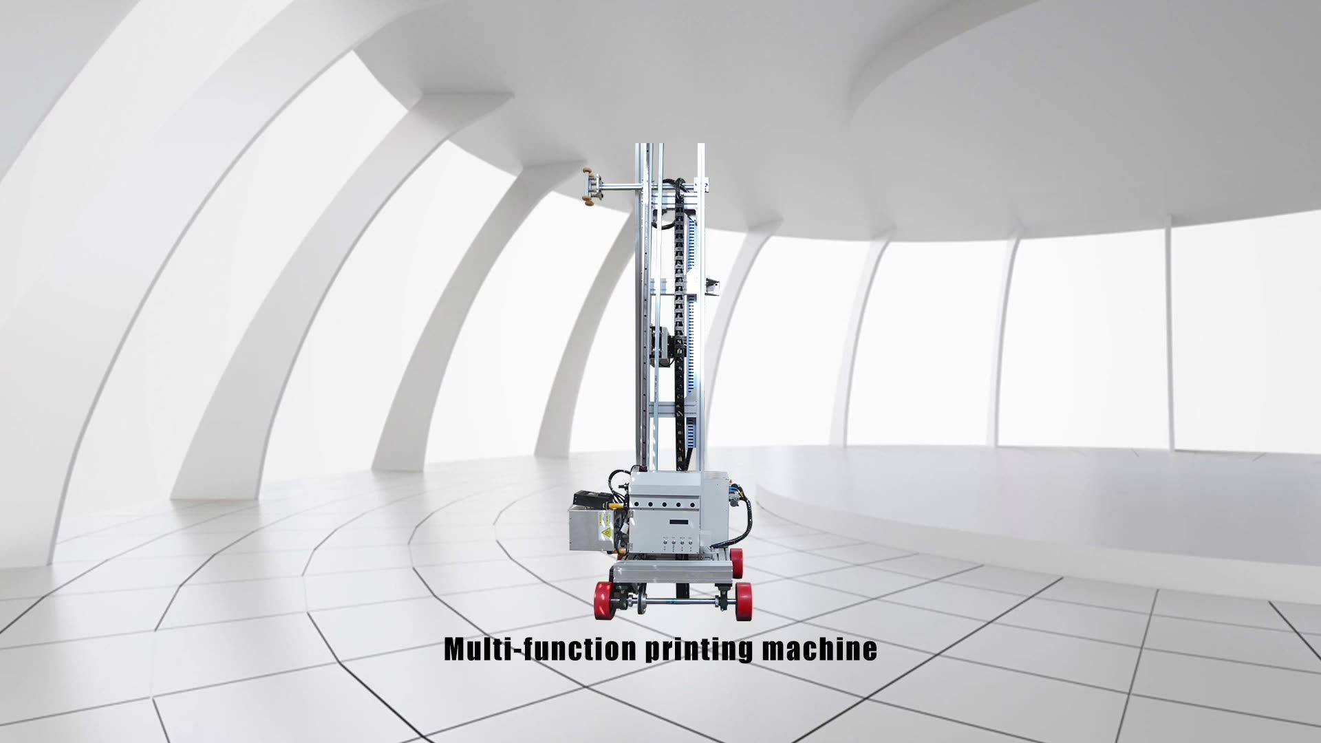 Automated 3d Wall Floor Printer Vertical Uv Printing Robot Multi Color ...