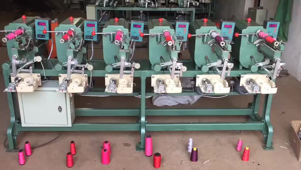 6 Spindles Yarn Cone Winding Machine Bangladesh Bobbin Winder - Buy ...