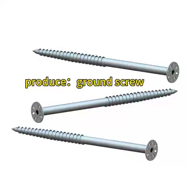 Screw Piles Foundation Anchor Galvanized Ground Screw Ground Pile - Buy ...