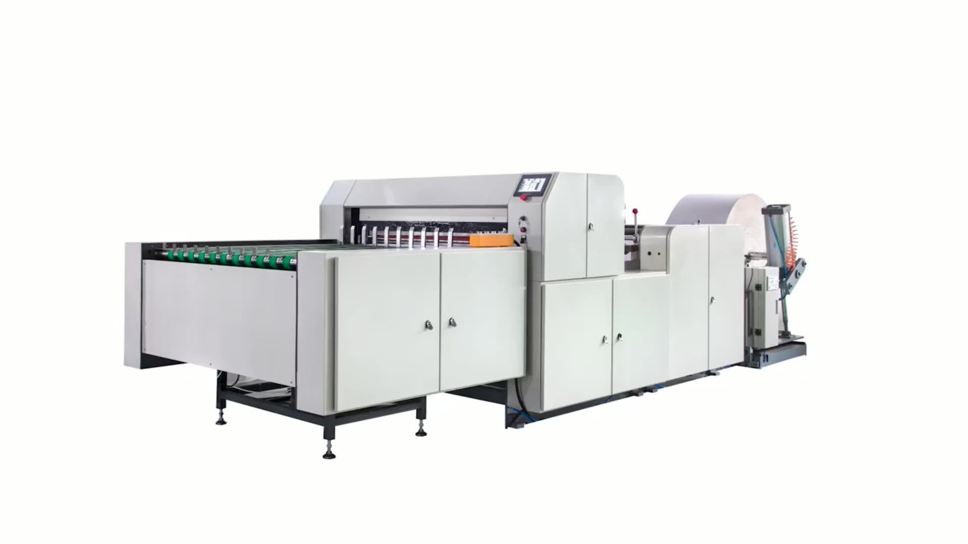 Rt-1400 Paper Cross Cut Stack Plastic Cutter Film Sheeter Roll To Sheet ...