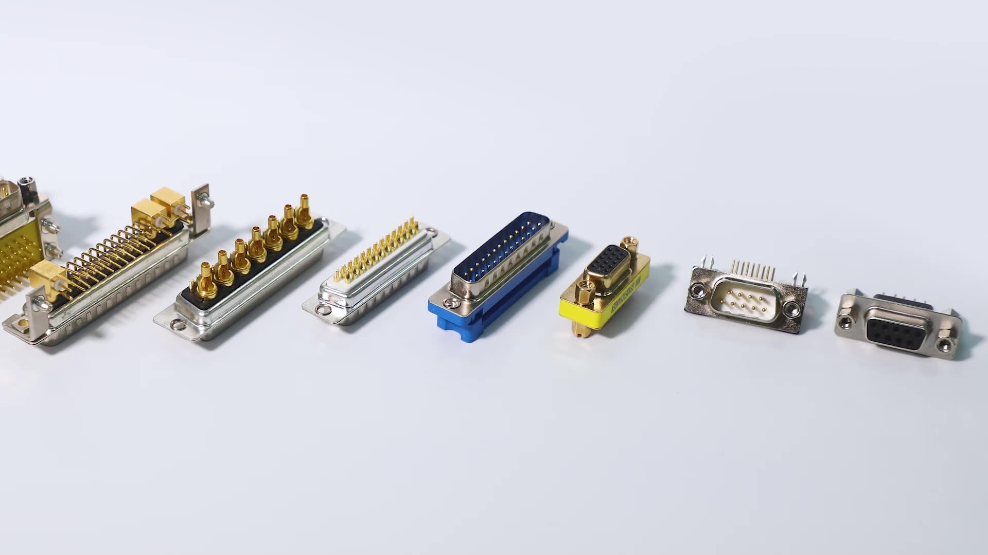 Hdb15pin Fct Standard-density D-sub Connector Female Straight Solder ...