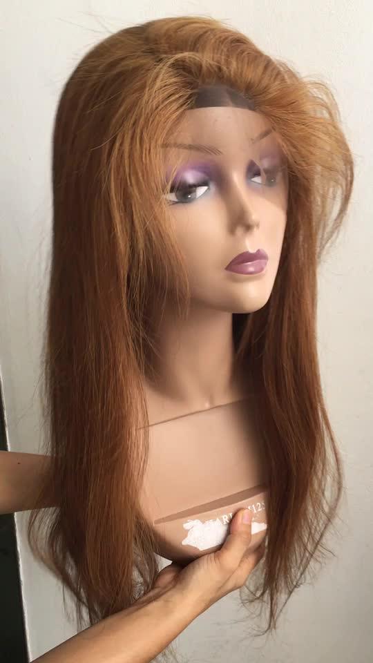 Best Real Indian Women Wigs Human Hair,Raw Indian Temple Hair Full Lace ...