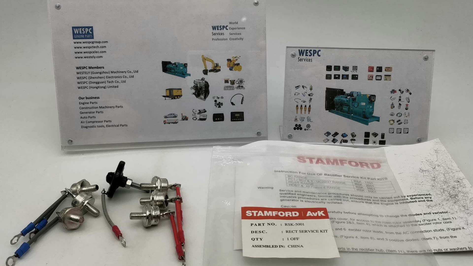 Original Rsk5001 Rsk-5001 Diode Bridge Rectifier Kit Plate Assembly Kit ...