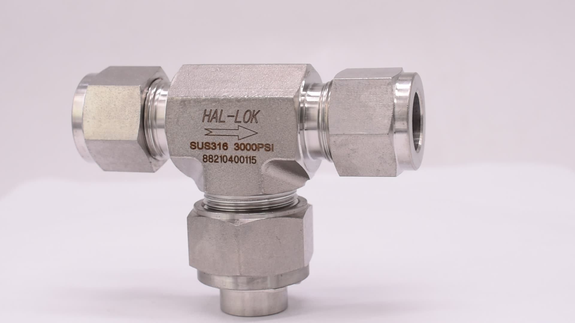 Swagelok Type Instrumentation Valves Pipe Tube Fttings T Type 15 Micron ...