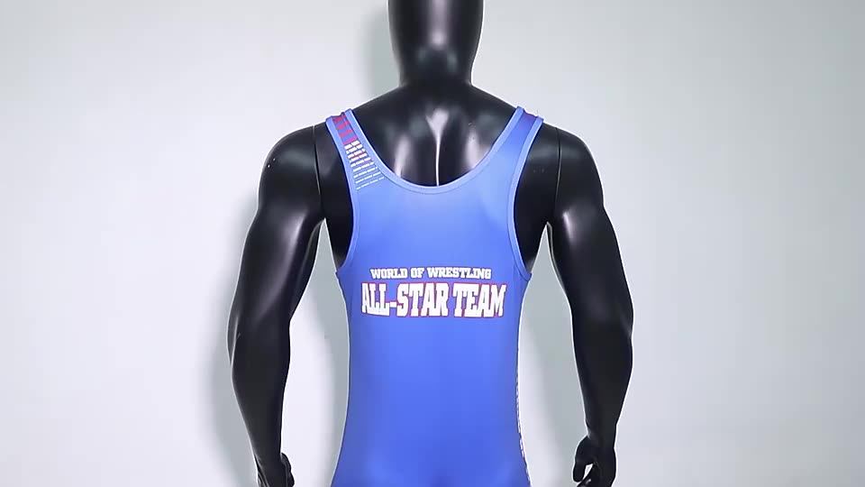 Wholesale Sublimated Wrestling Singlet Custom Design Wrestling Suits ...