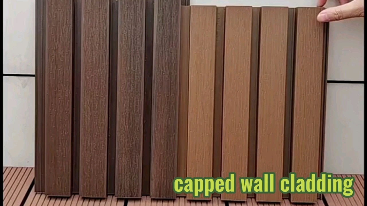 Verticale Wpc Gecanneleerde Wandpanelen Exterieur Co Extrusie Hout ...