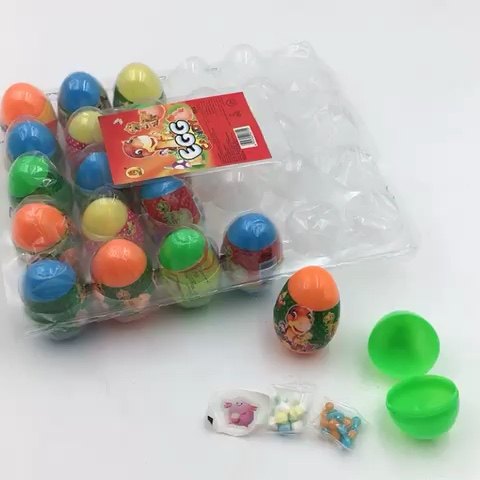 Plastic Verrassing Ei Met Fluitje Speelgoed Snoep Binnen Tattoo En Zure ...