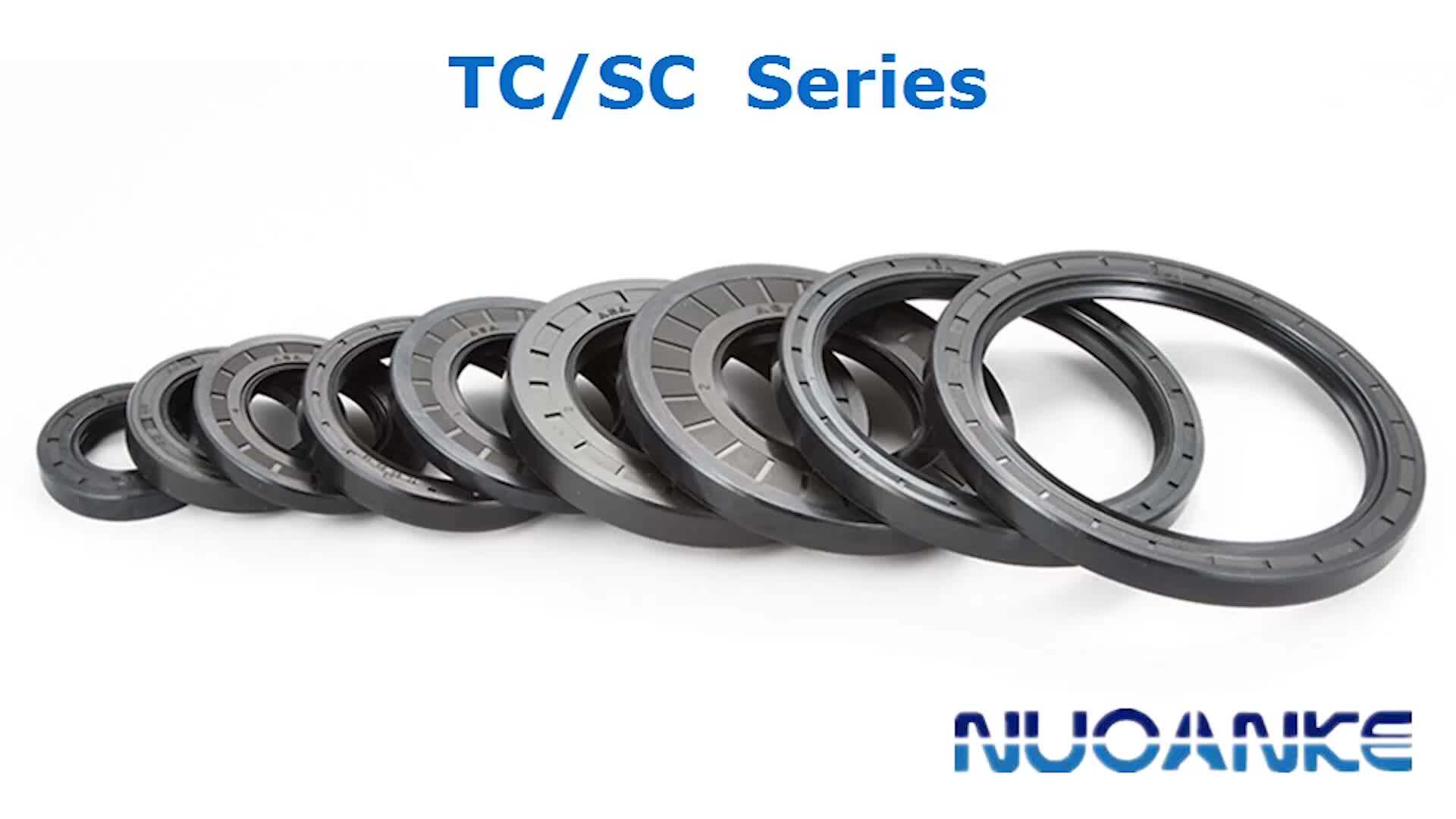 Double Lip Spring Loaded Rubber Tc Type Framework Oil Seal - Buy ...