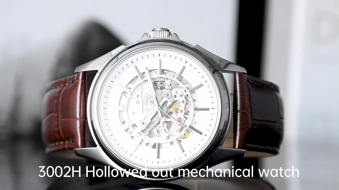 Men Watch Charm Design Hollow Out Mechanical Watches Automatic Smart ...