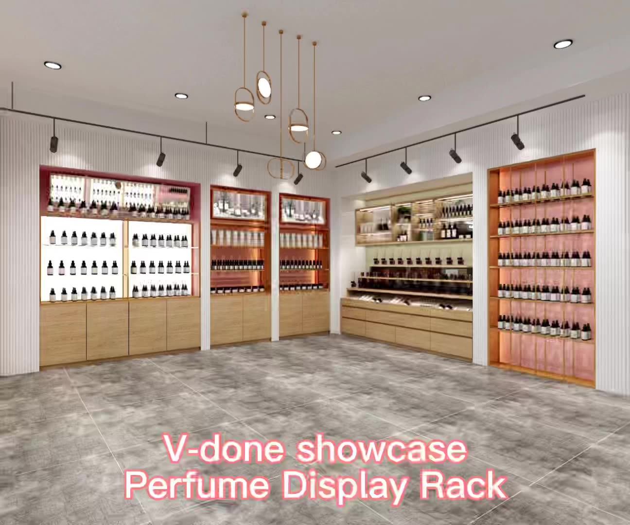 High-end Custom Perfume Shop Display Kiosk Display Showcase Store ...