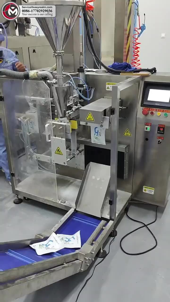 Horizontal Automatic Auger Filler Powder Filling Premade Zipper Bag ...