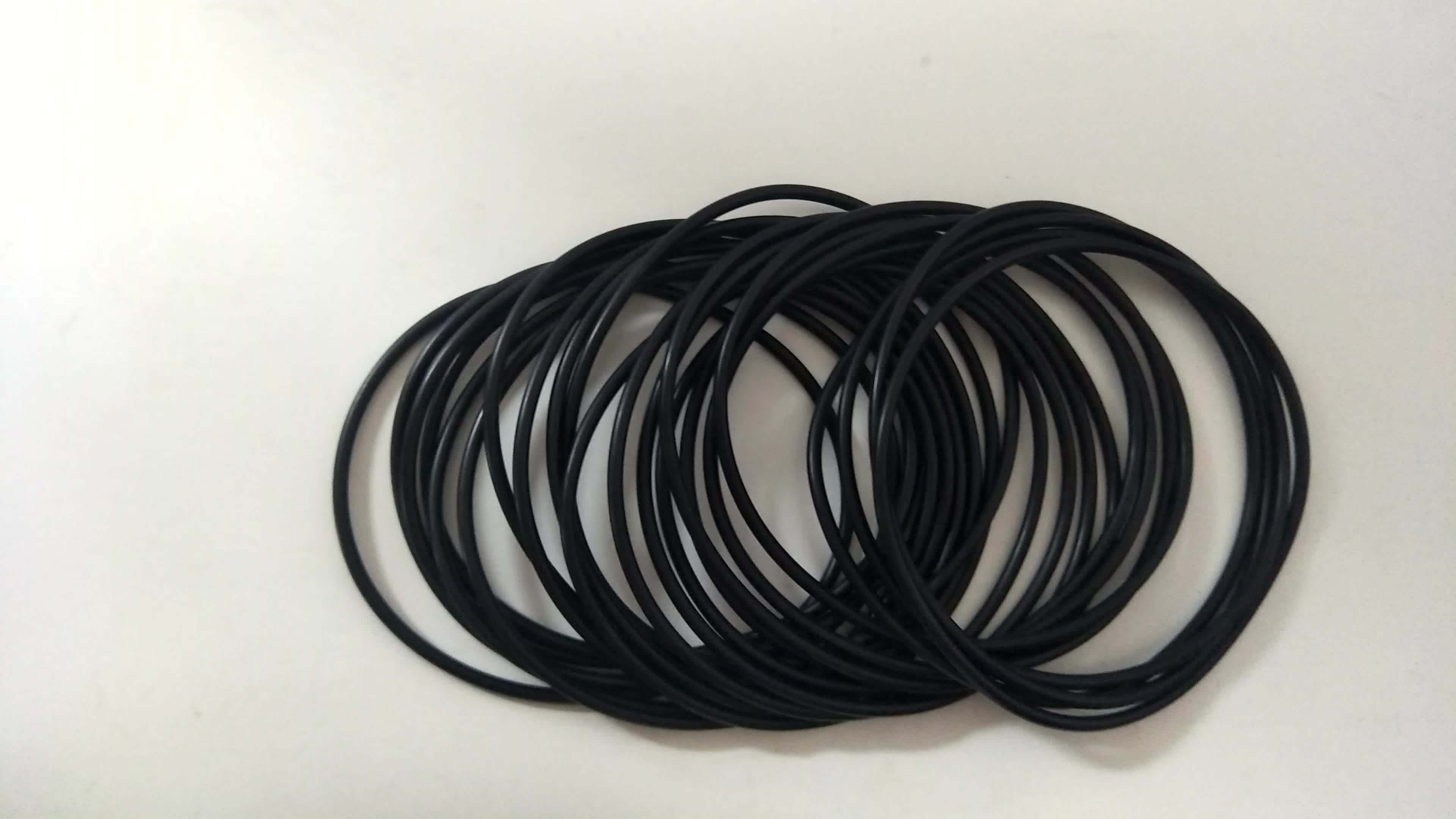 Good Elastic High Quality Buna/nitrile Rubber Black Color Nbr O Ring ...