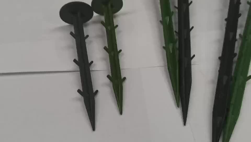 10cm 15cm Black Color Plastic Barbed Tent Pins Pegs/plastic Ground Pegs ...