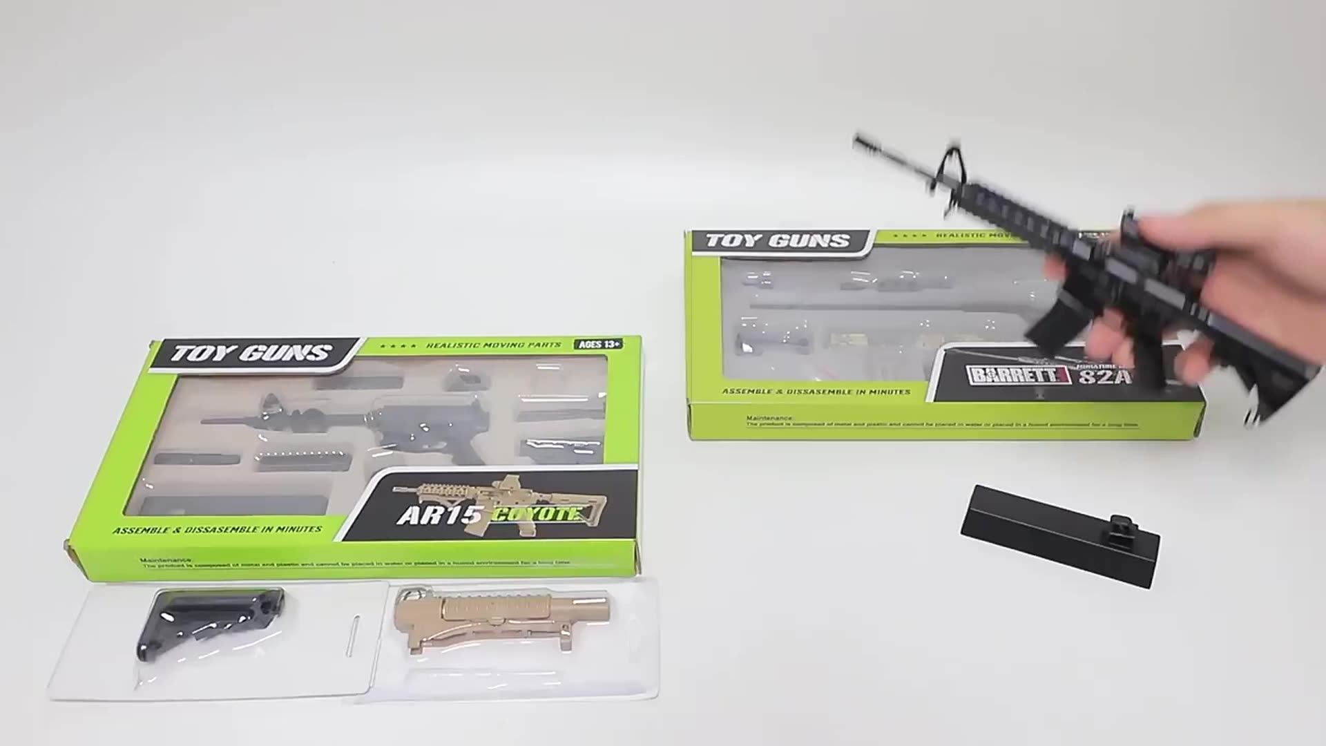 M4a1 Carbine Metal Gun Model Realistic Assembly Toy M4a1 Rifle Ar15 ...