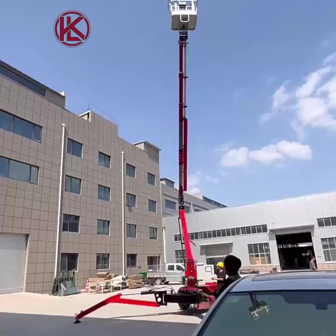 16m Towable Boom Spider Lift Arm Articulated Spider Lift Man Lift - Buy ...