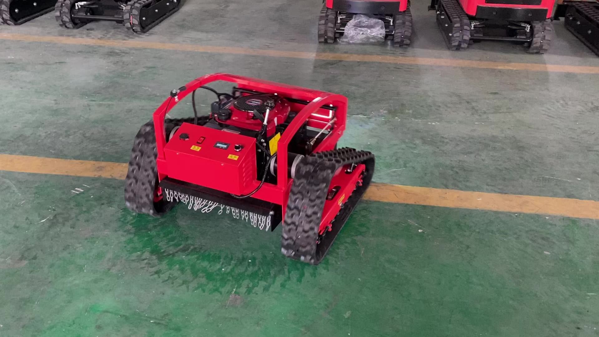 Rippa Cheap Garden Electric Remote Control Robot Lawn Mower With Snow ...