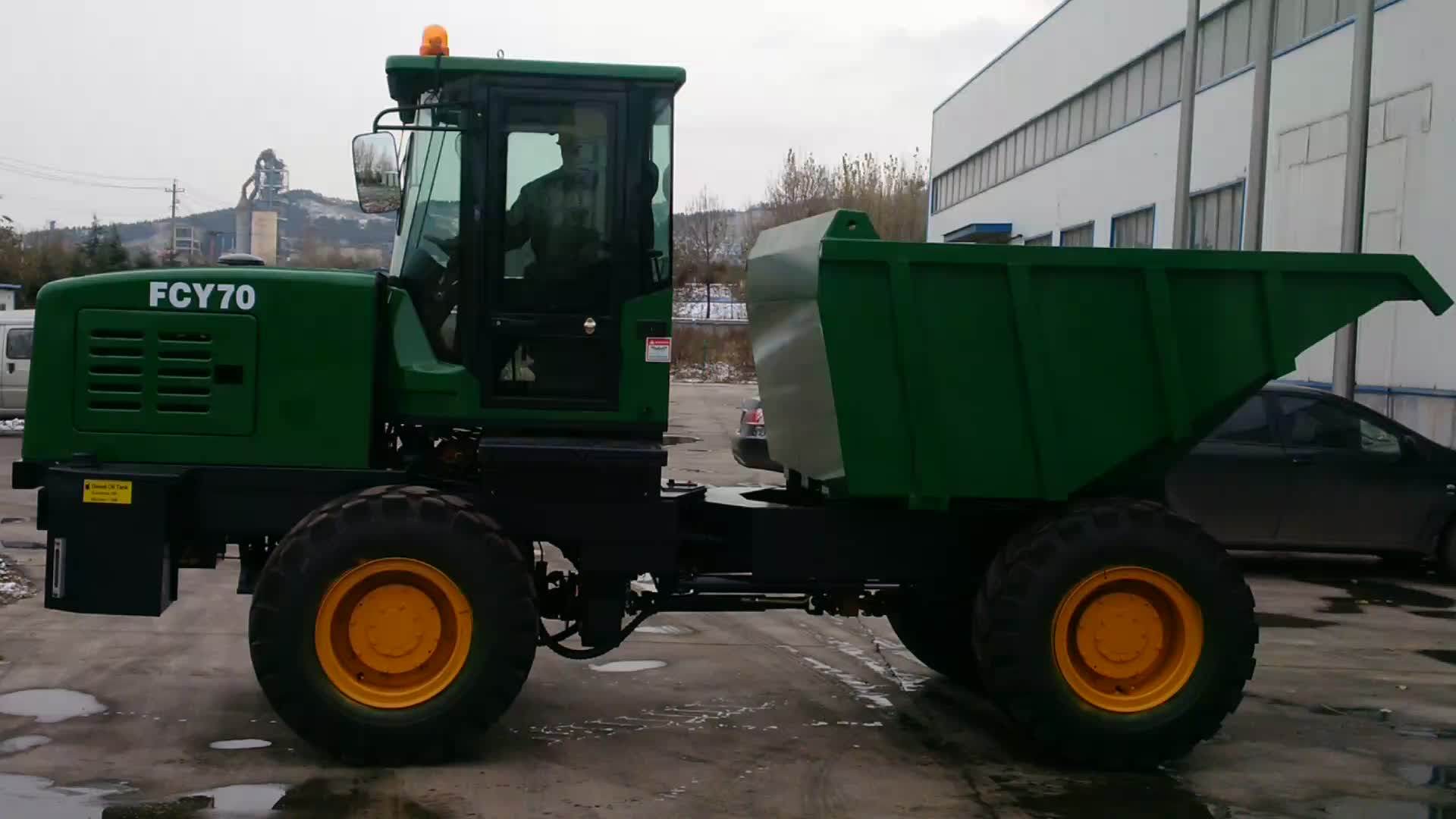 Fcy70 Agriculture 4x4 Articulated 7 Ton Truck - Buy 7 Ton Truck,China ...
