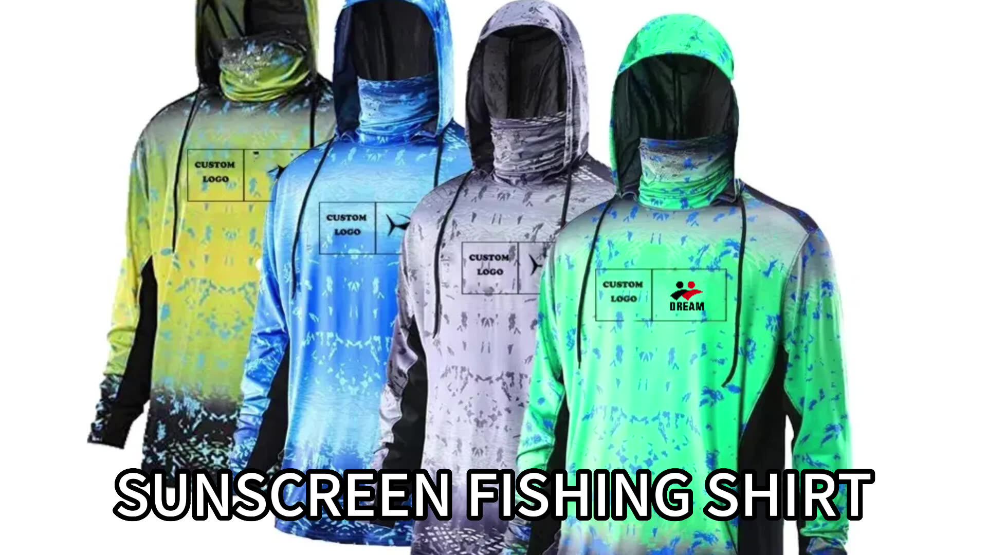 Custom Upf Sun Protection Moisture Wicking Polyester Spandex Men's Long ...