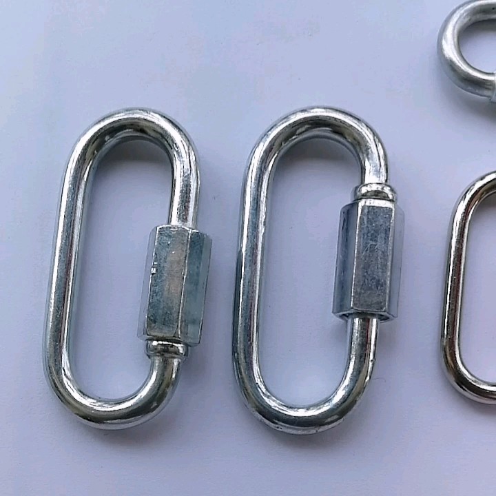 Heavy Duty Stainless Steel Oval Locking Carabiner Clips Quick ...