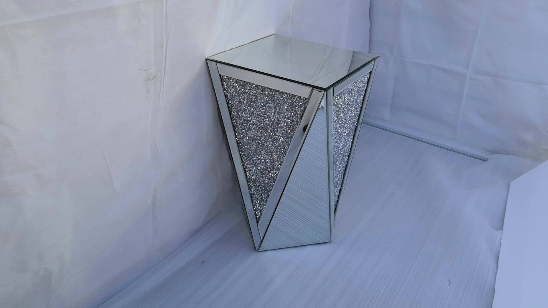 Unique Square Crushed Diamonds Coffee Table Side Table - Buy Unique ...
