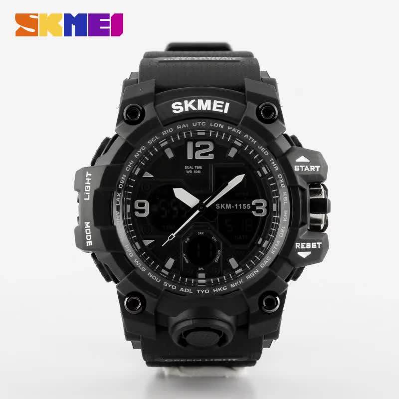 Skmei 1155 B Luxury Denim Style Sports Watches Men Fashion Digital ...