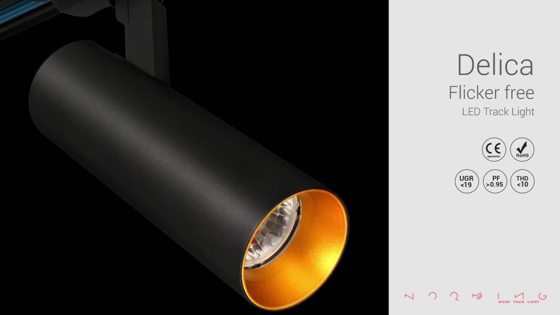 2700k 3000k 4000k Cri> 90 3 Phase Led Track Rail Spot Light - Buy Led ...