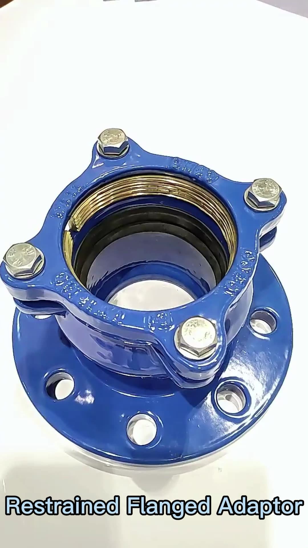Syi Ductile Cast Iron Body Self-restrained Flange Adaptor For Hdpe Pipe ...