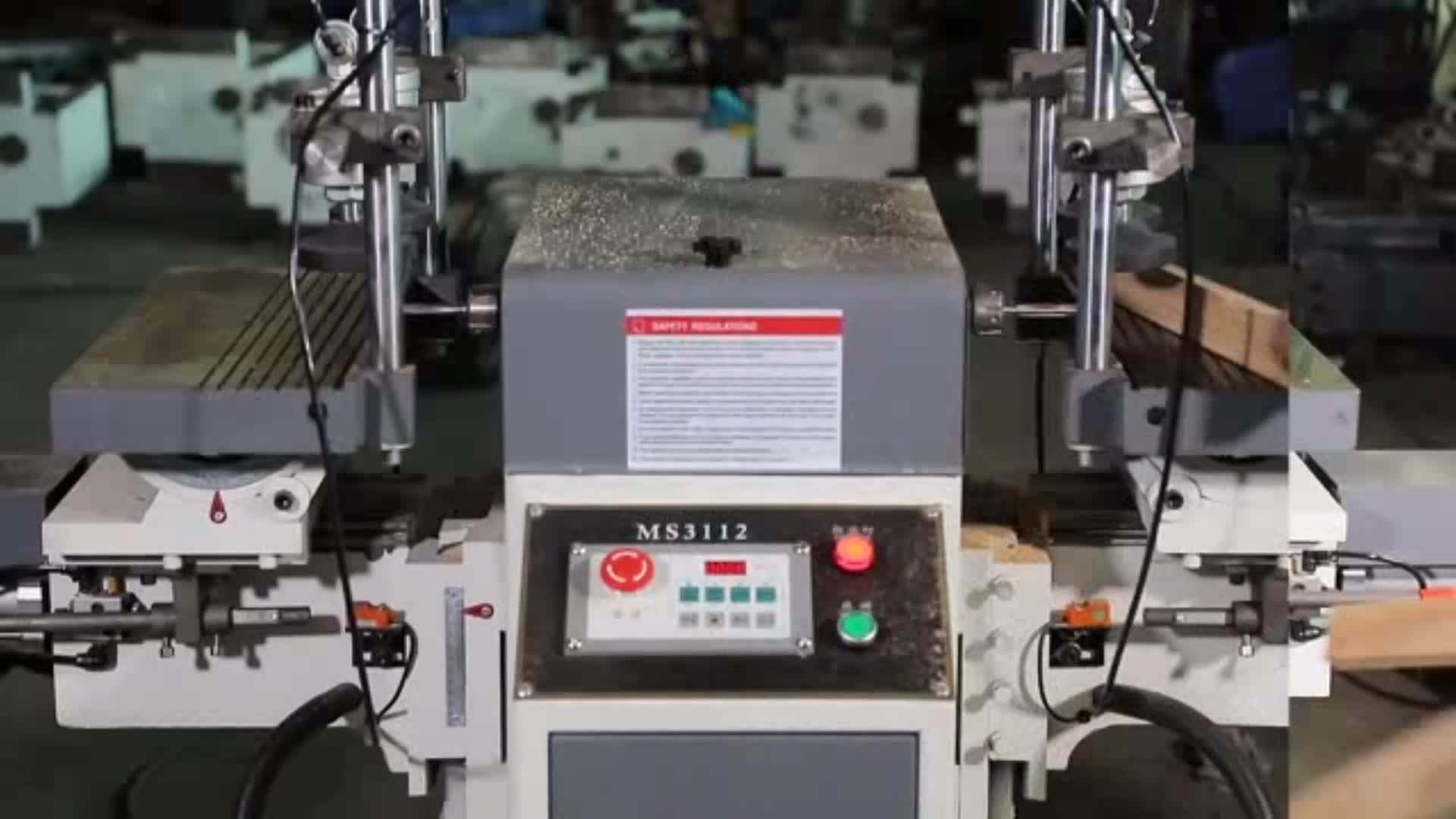 Ms3112 Hot Sale Woodworking Horizontal Double-head Tenon Slot Machine ...
