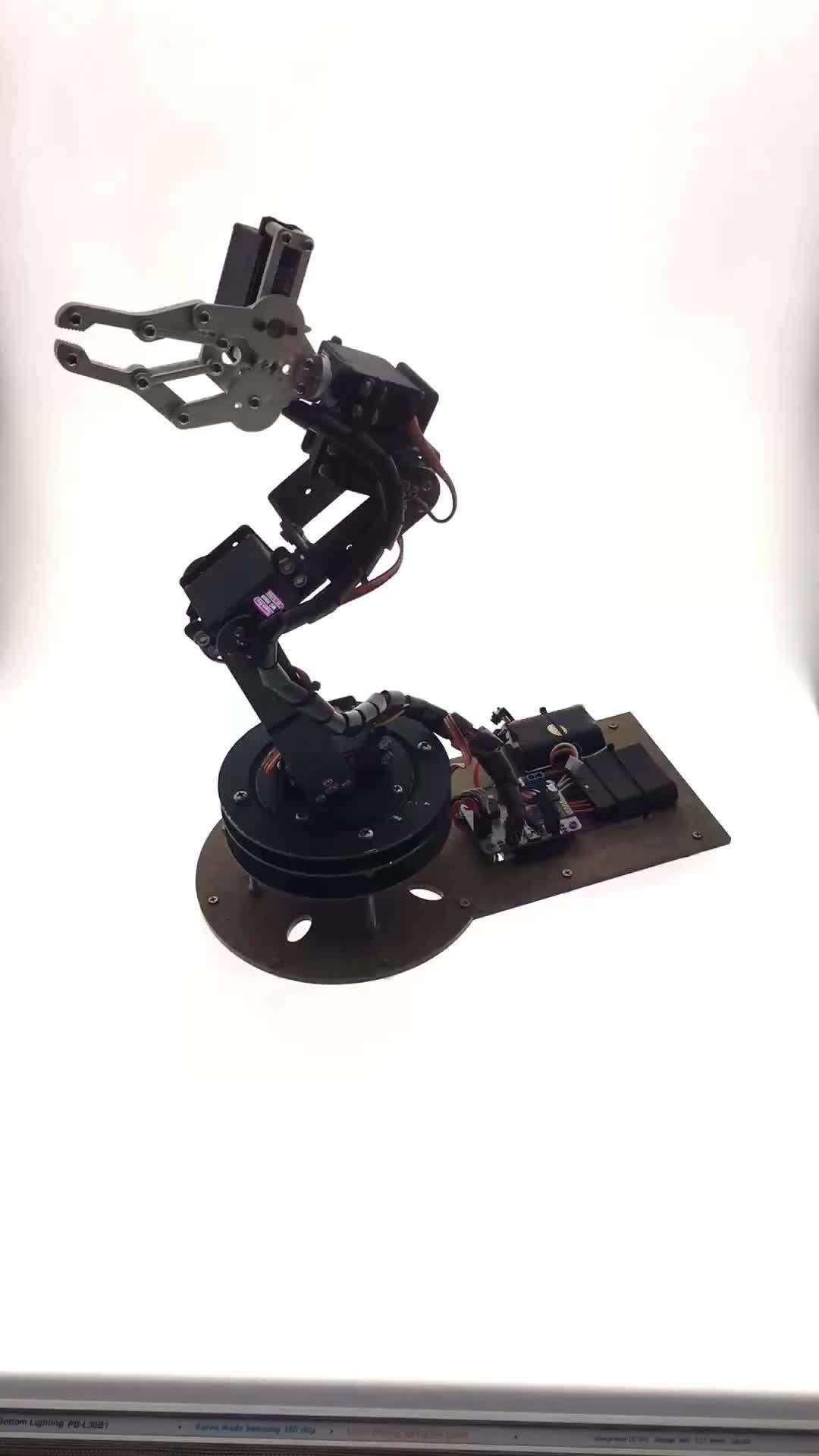 2 Dof Metal Robotic Arm Gripper Robot Kit Diy Educational Robot For Toy ...