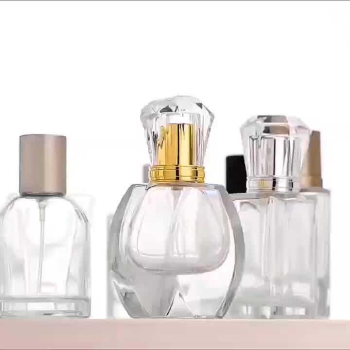 Cheap Round Glass Perfume Bottles 25ml 50ml 100ml Luxury Perfume Bottle ...