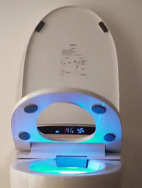 High-tech Automatic Closestool Intelligent Water Closet Smart Floor ...