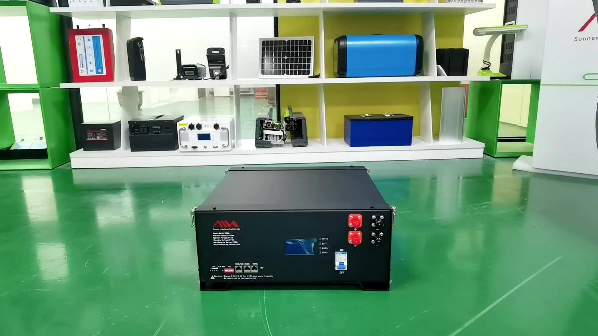 Stackable Energy Storage Cabinet Battery Rack Mount Solar 10kwh 15kwh 20kwh Lifepo4 51.2v 48v ...