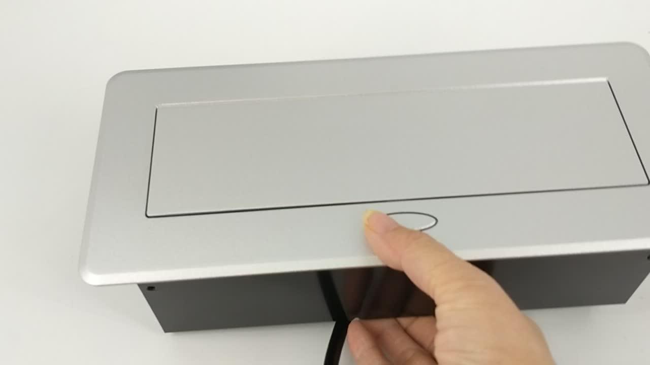 Hidden Concealed Panel Desktop Au Power Outlet Socket Tabletop Socket ...