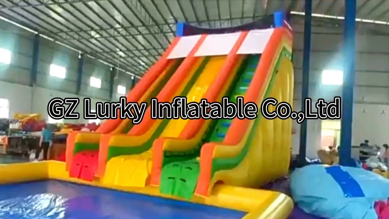 High Quality 10 Person Inflatable Water Slide For Kid Playground Large ...