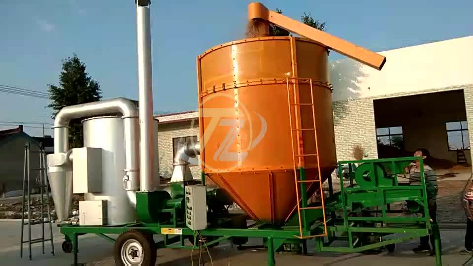 Small Grain Maize Mobile Potato Paddy Mini Corn Cob Rice Mill Dryer ...