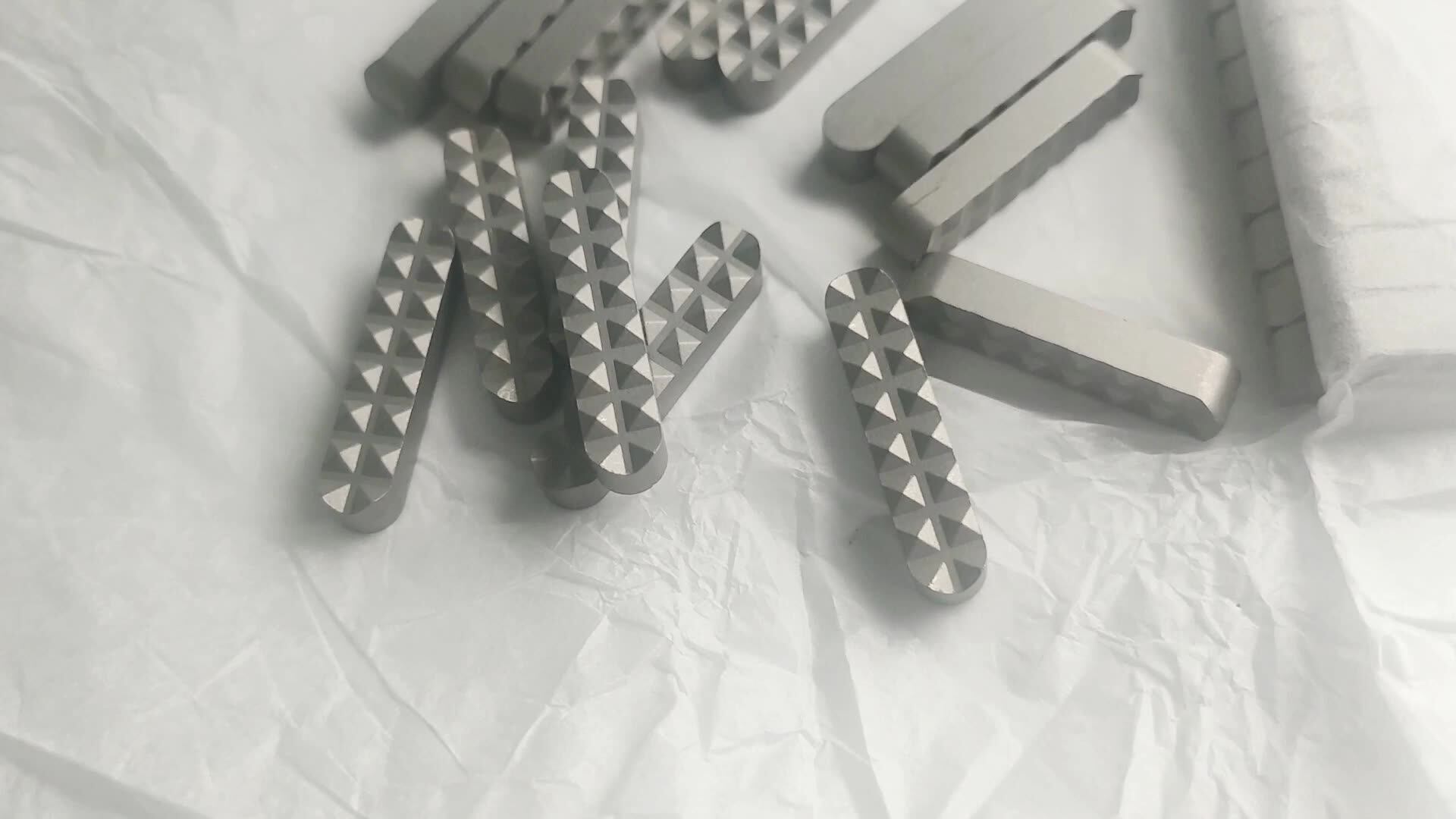 K10 Tungsten Carbide Gripper Inserts For Jaw Lathe Chuck - Buy Gripper ...