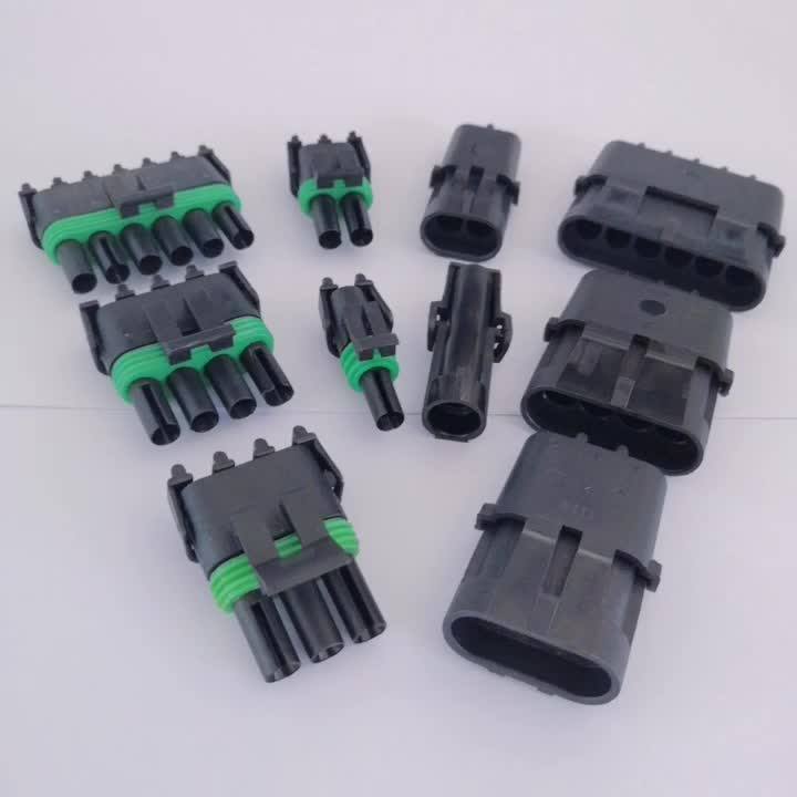 Female Car Auto Connector With Socket Equivalent Connector Light Wire ...