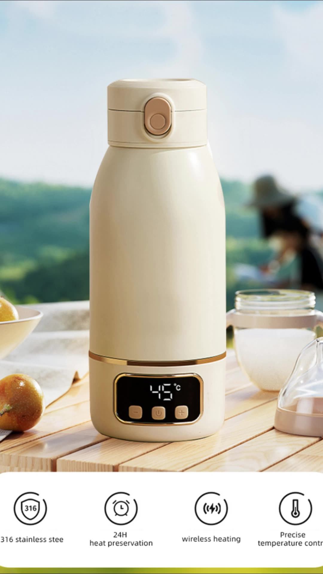 Olrid New Design Usb Portable Rechargeable Milk Kettle Electronic ...