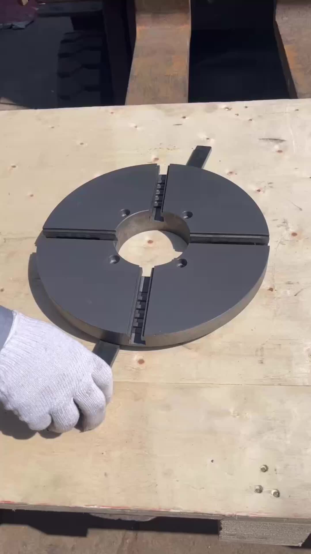 4 Jaws 400mm Welding Chuck For Cutting/welding,Welding Turntable,Four ...