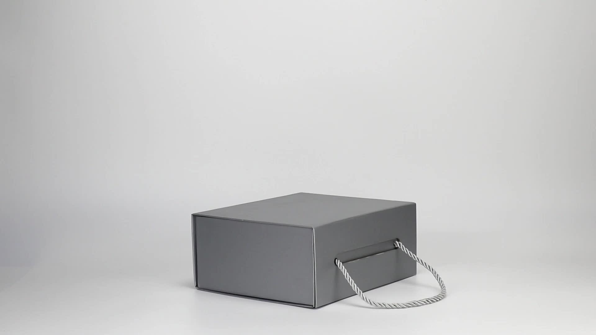 Custom Printing Black Gift Box Shoe Clothing Packaging With Ribbon ...