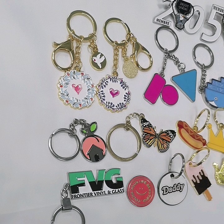 Wholesale Custom Cute Design Metal Lion Shape Keyring Promotional ...