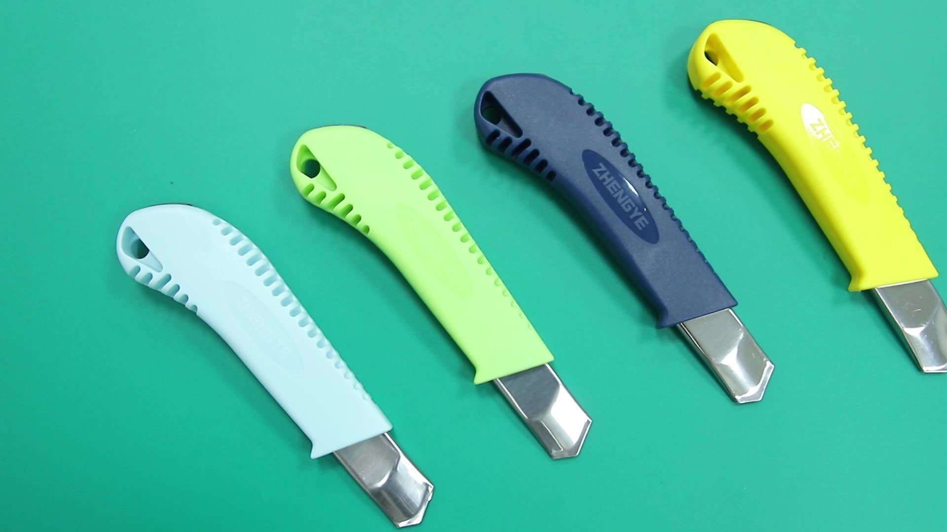 9mm 18mm Snap Blade Auto Lock Box Cutter Anti Slip Utility Knife ...
