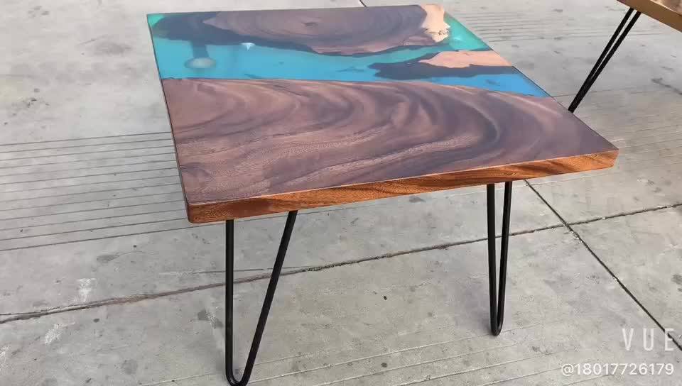 High Quality Clear Crystal Table Epoxy Resin Top Resin Wood Dining ...